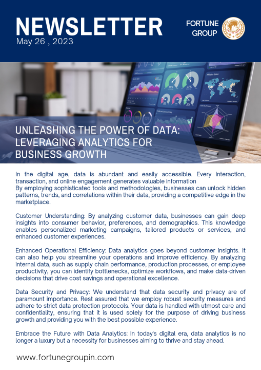 Unleashing The Power Of Data: Leveraging Analytics For Business Growth Unleashing The Power Of Data: Leveraging Analytics For Business Growth