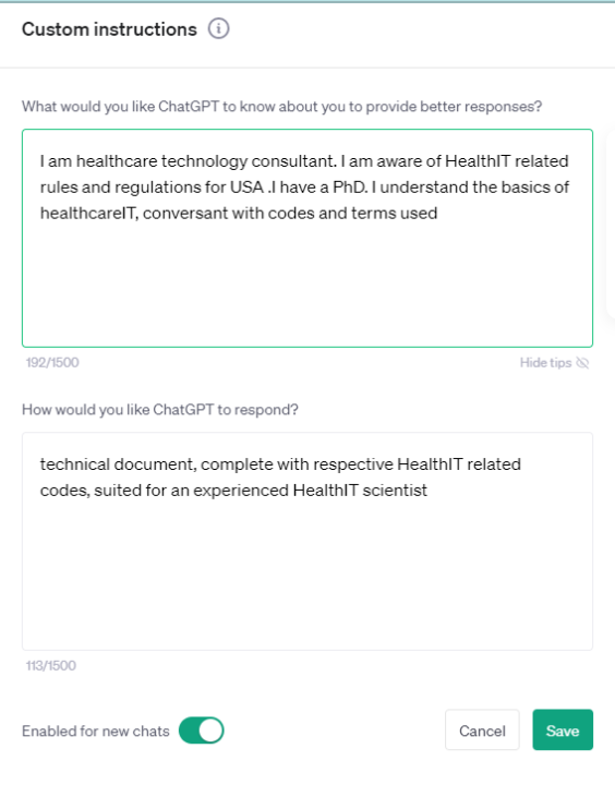 Unlocking the Power of Personalization: Introducing Custom Instructions ... Unlocking the Power of Personalization: Introducing Custom Instructions ...