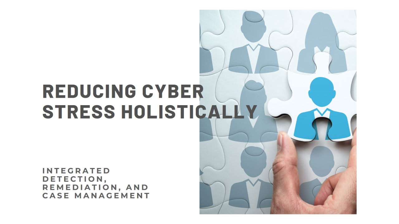 The Holistic Approach: Reducing Cyber Stress Through Integrated ... The Holistic Approach: Reducing Cyber Stress Through Integrated ...