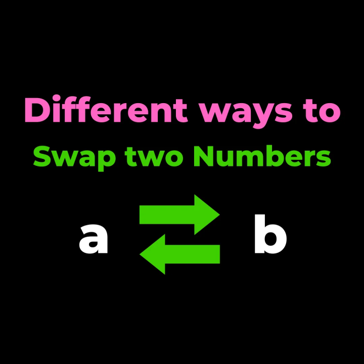Here are some interesting ways to swap numbers in C++ Here are some interesting ways to swap numbers in C++