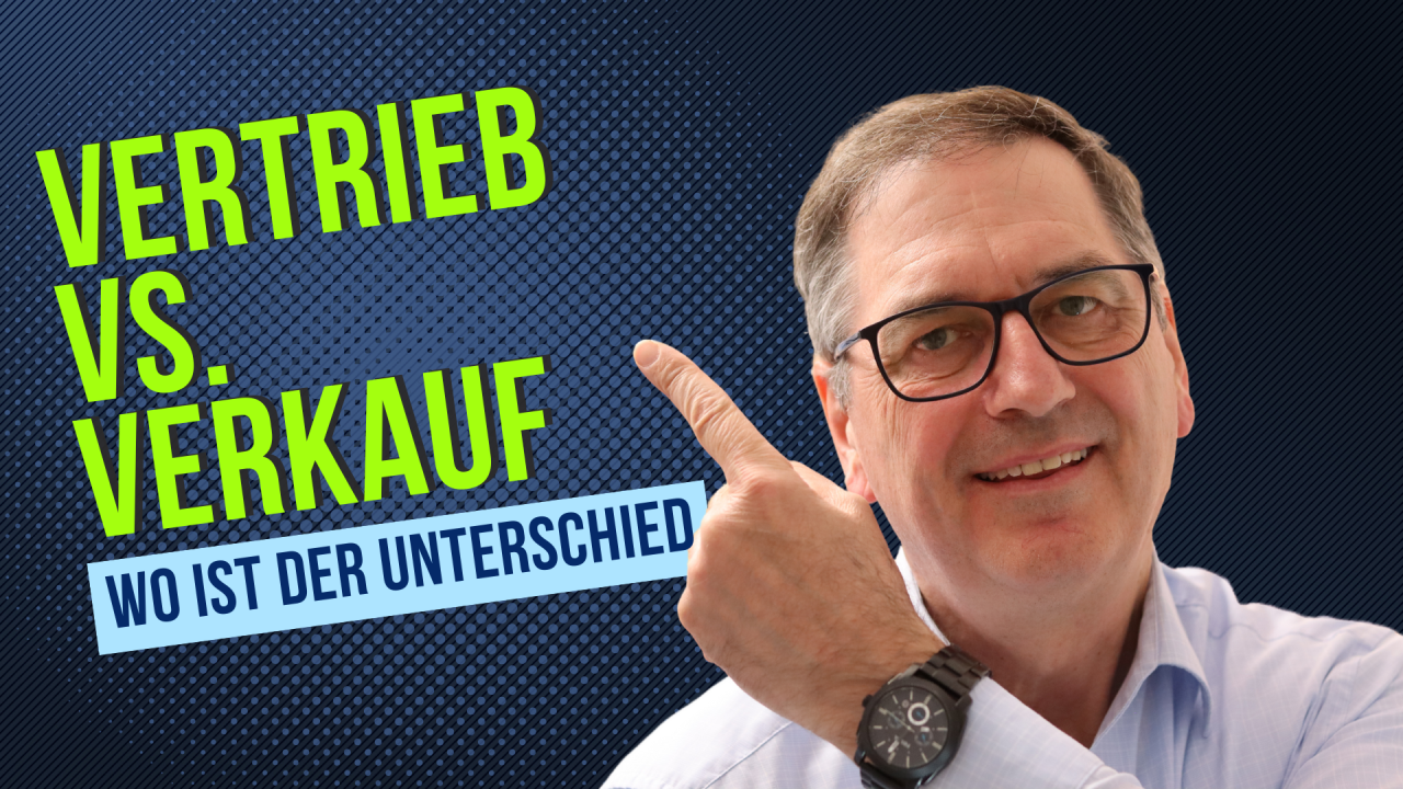 Vertrieb vs. Verkauf, wo ist der Unterschied? Vertrieb vs. Verkauf, wo ist der Unterschied?