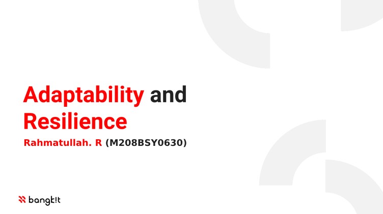 My Journey of Adaptability: Embracing The Unexpected My Journey of Adaptability: Embracing The Unexpected