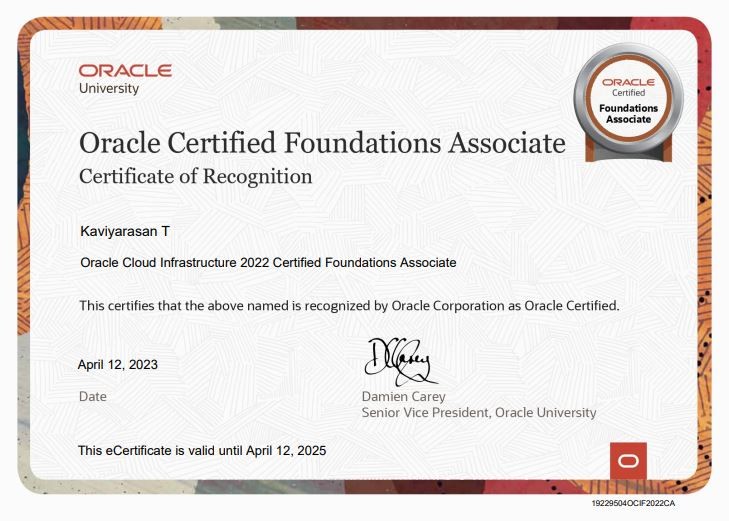 Happy to announce my certification Happy to announce my certification