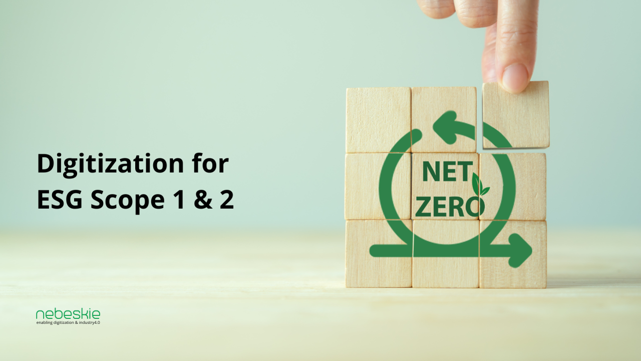 Digitization for ESG Scope 1 & 2 Digitization for ESG Scope 1 & 2
