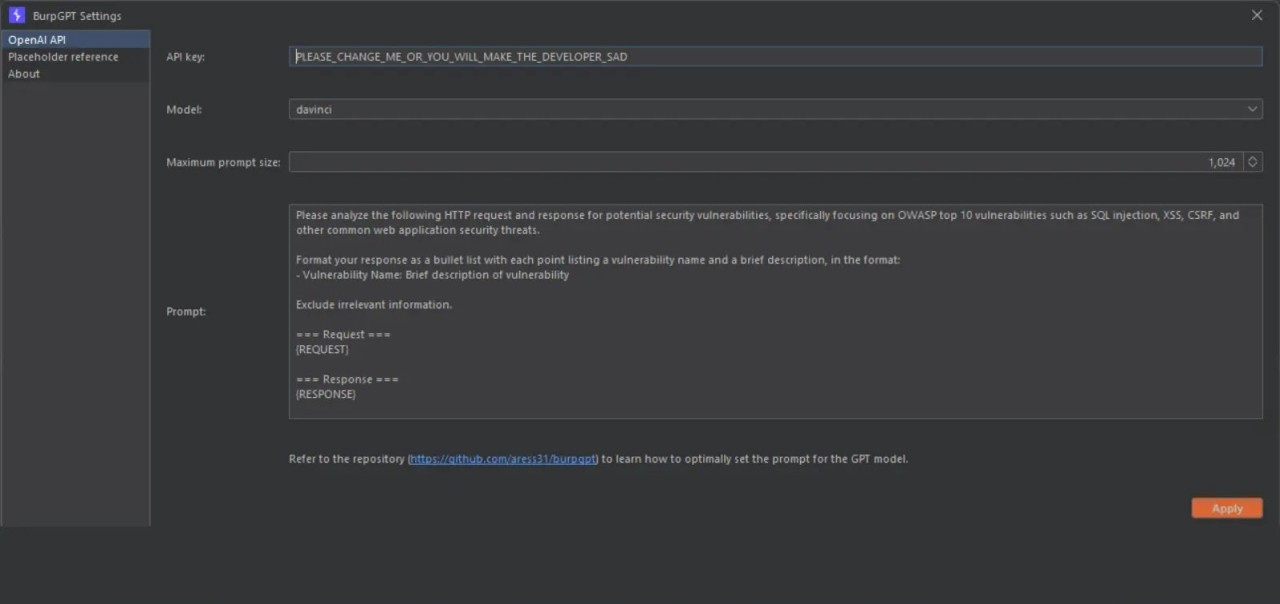 BurpGPT – ChatGPT Powered Automated Vulnerability Detection Tool BurpGPT – ChatGPT Powered Automated Vulnerability Detection Tool
