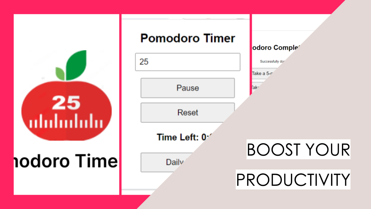 Boost Your Productivity with the Pomodoro Timer Chrome Extension Boost Your Productivity with the Pomodoro Timer Chrome Extension