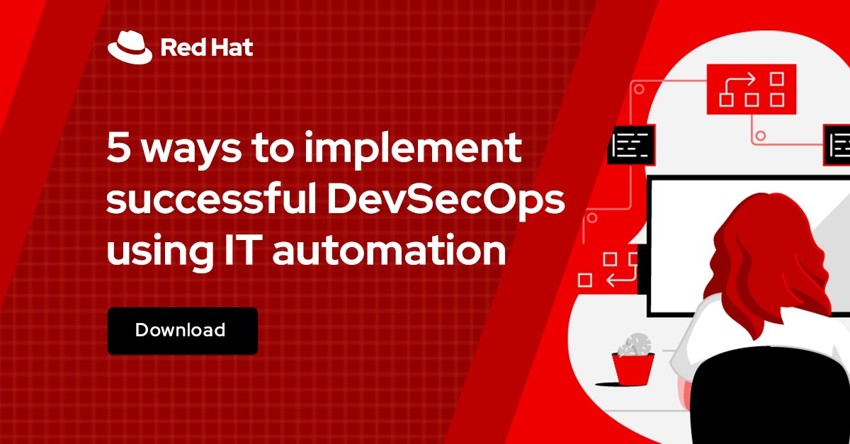 Red Hat on LinkedIn: 5 ways to implement successful DevSecOps using IT ... Red Hat on LinkedIn: 5 ways to implement successful DevSecOps using IT ...