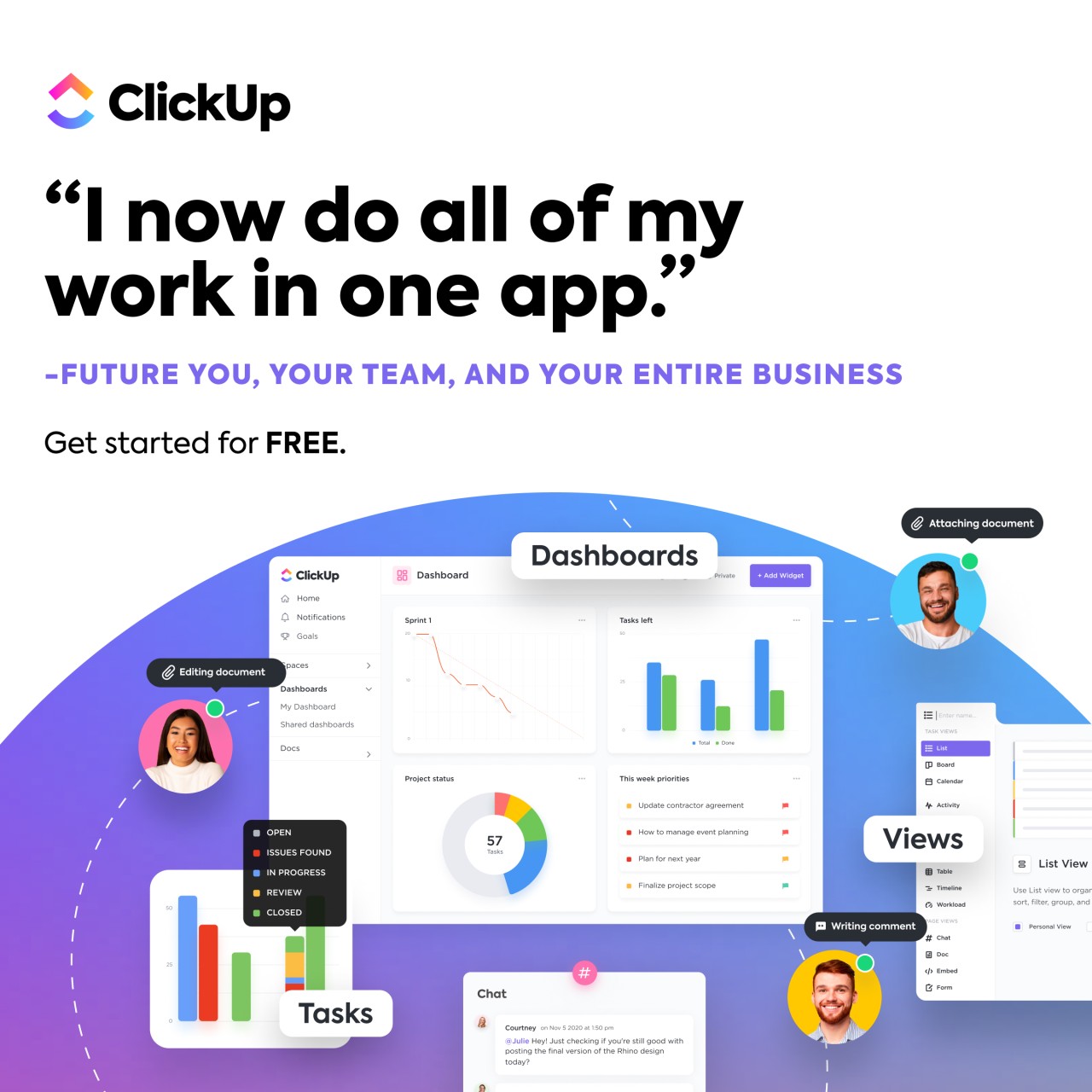 ClickUp on LinkedIn: One app to replace them all. ClickUp on LinkedIn: One app to replace them all.