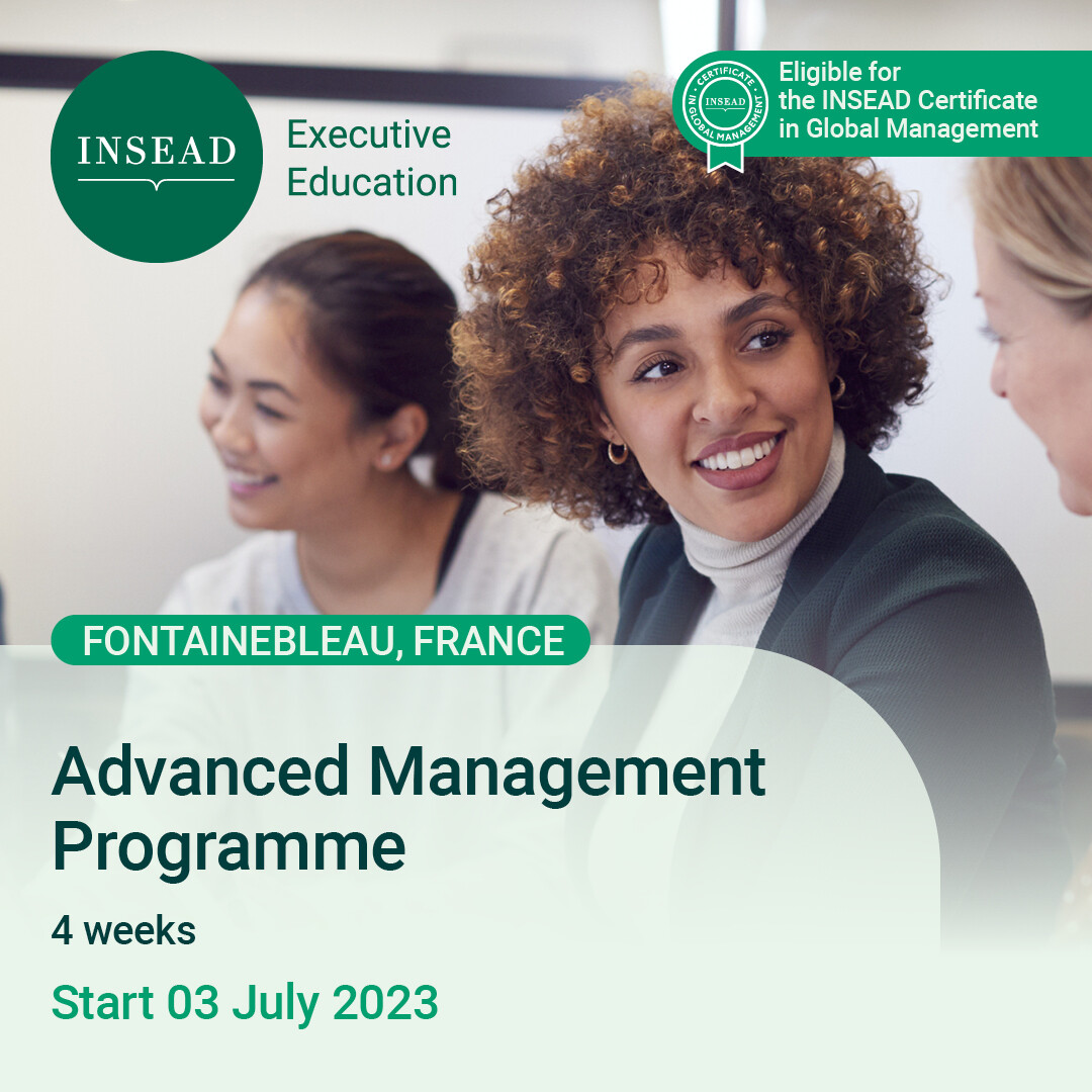 INSEAD Executive Education on LinkedIn: Advanced Management Programme ... INSEAD Executive Education on LinkedIn: Advanced Management Programme ...