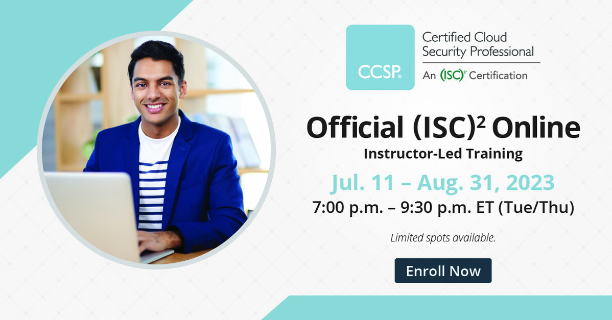 ISC2 on LinkedIn: Official ISC2 CBK Online Training Seminars for the CCSP ISC2 on LinkedIn: Official ISC2 CBK Online Training Seminars for the CCSP