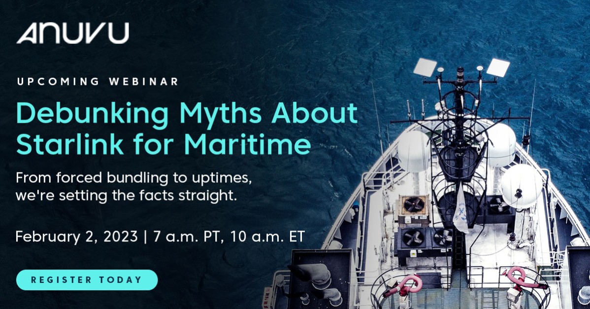 Anuvu on LinkedIn: Debunking Myths About Starlink for Maritime Anuvu on LinkedIn: Debunking Myths About Starlink for Maritime
