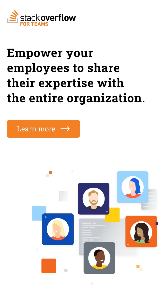 Stack Overflow on LinkedIn: Stack Overflow for your team, now powered ... Stack Overflow on LinkedIn: Stack Overflow for your team, now powered ...