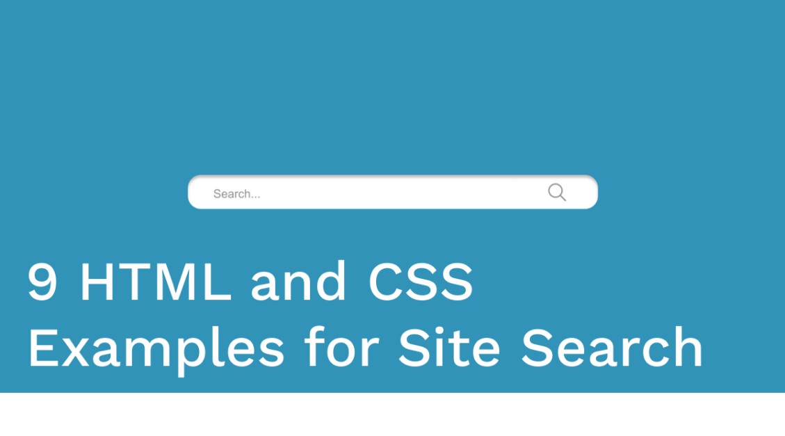 Search.io, an Algolia Company on LinkedIn: 9 HTML and CSS Examples to ... Search.io, an Algolia Company on LinkedIn: 9 HTML and CSS Examples to ...