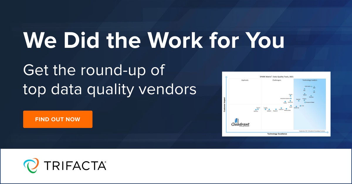 Trifacta on LinkedIn: Looking for insight into 2021’s complex data ... Trifacta on LinkedIn: Looking for insight into 2021’s complex data ...