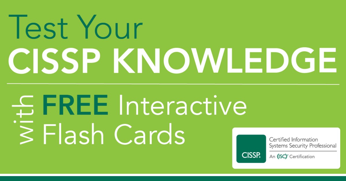 ISC2 on LinkedIn: CISSP Flash Cards | ISC2 ISC2 on LinkedIn: CISSP Flash Cards | ISC2
