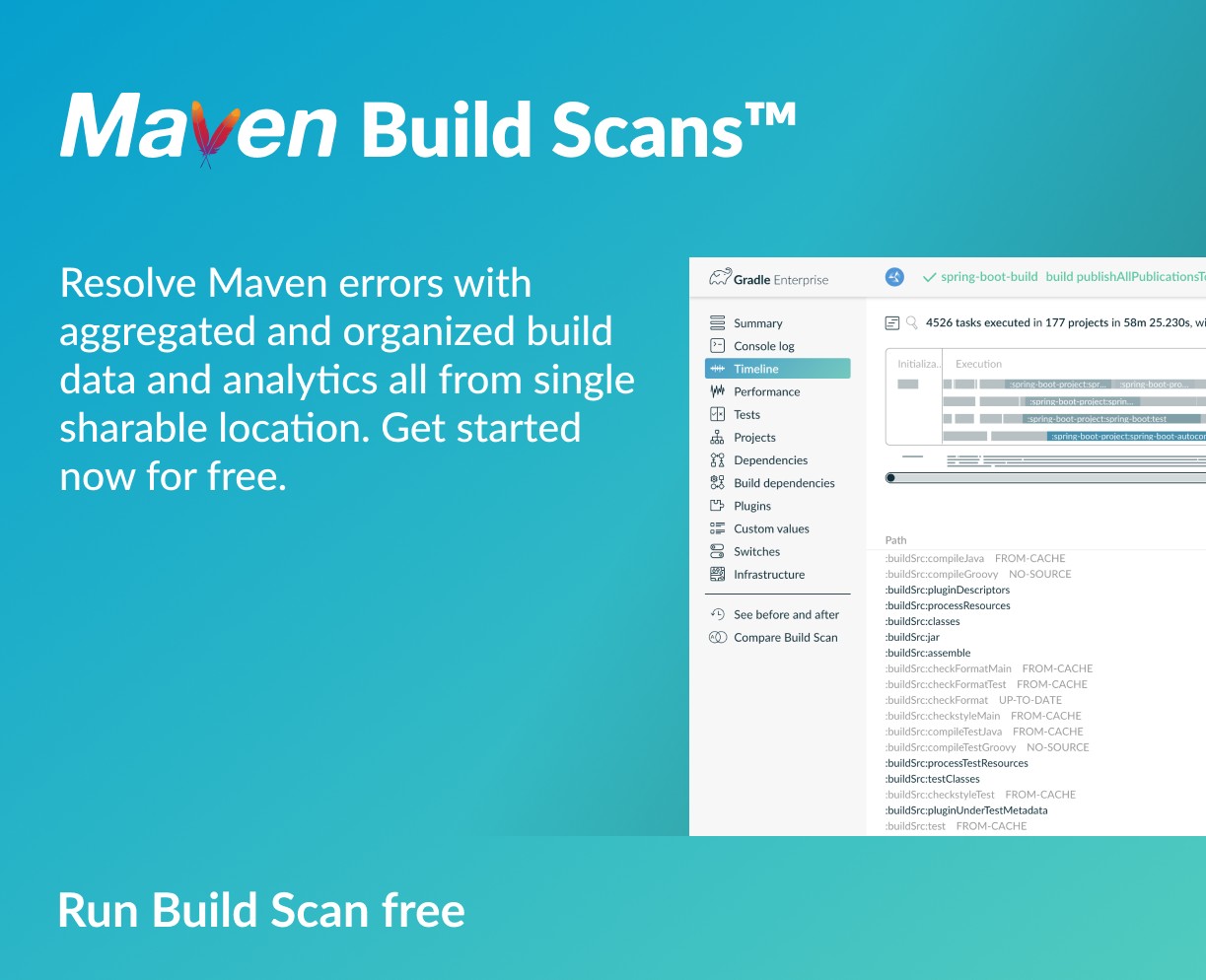 Gradle Inc. on LinkedIn: Maven Build Scan Gradle Inc. on LinkedIn: Maven Build Scan