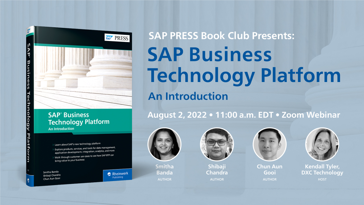 SAP PRESS Book Club: SAP Business Technology Platform (SAP BTP) | LinkedIn SAP PRESS Book Club: SAP Business Technology Platform (SAP BTP) | LinkedIn