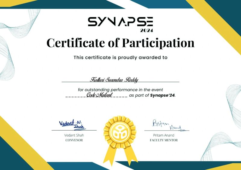 Kalluri Surendra Reddy posted on LinkedIn Kalluri Surendra Reddy posted on LinkedIn