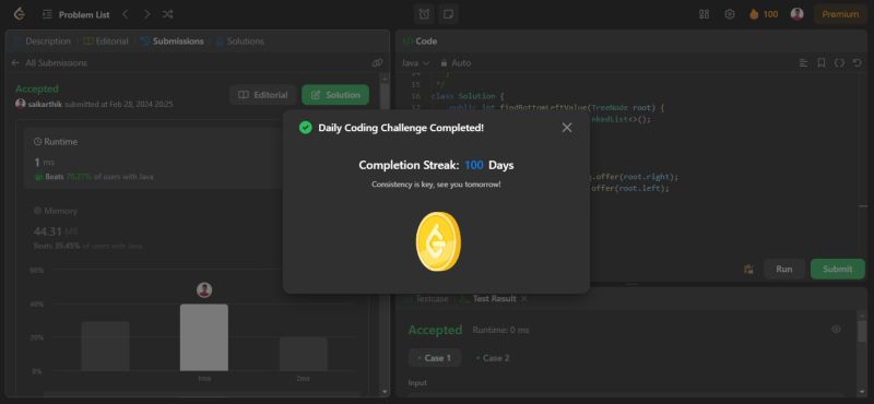 Sai karthik Abburi on LinkedIn: #leetcode #consistency Sai karthik Abburi on LinkedIn: #leetcode #consistency