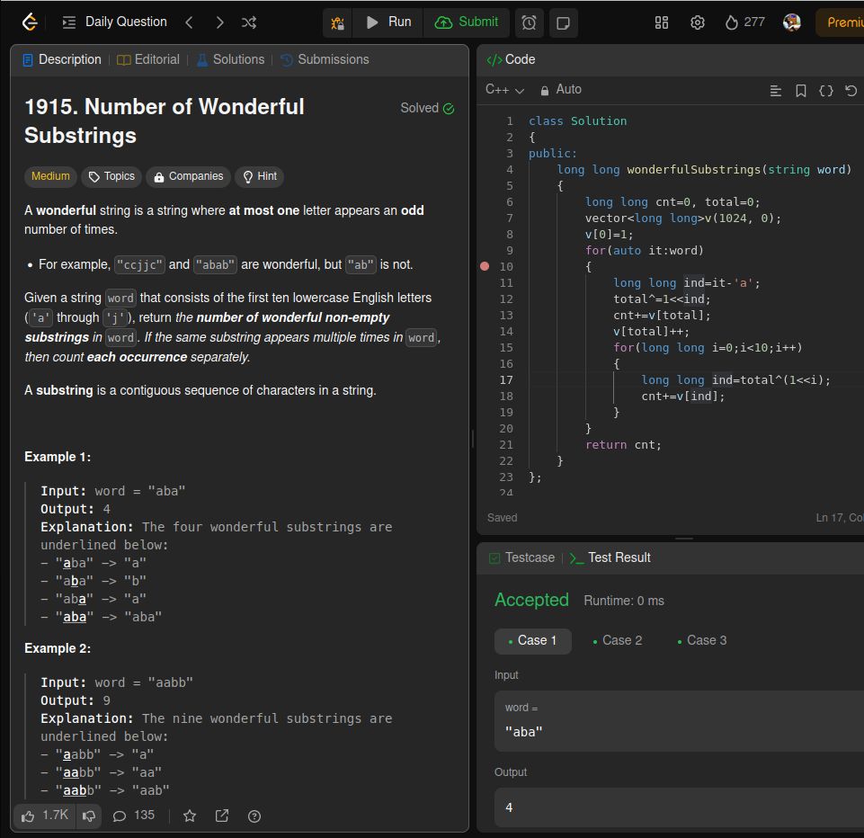 Ahmadul Hasan on LinkedIn: #leetcode #bitmanipulation Ahmadul Hasan on LinkedIn: #leetcode #bitmanipulation