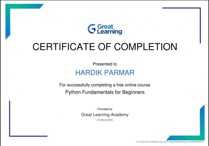 Hardik Parmar on LinkedIn: #python #programming #beginner # ... Hardik Parmar on LinkedIn: #python #programming #beginner # ...
