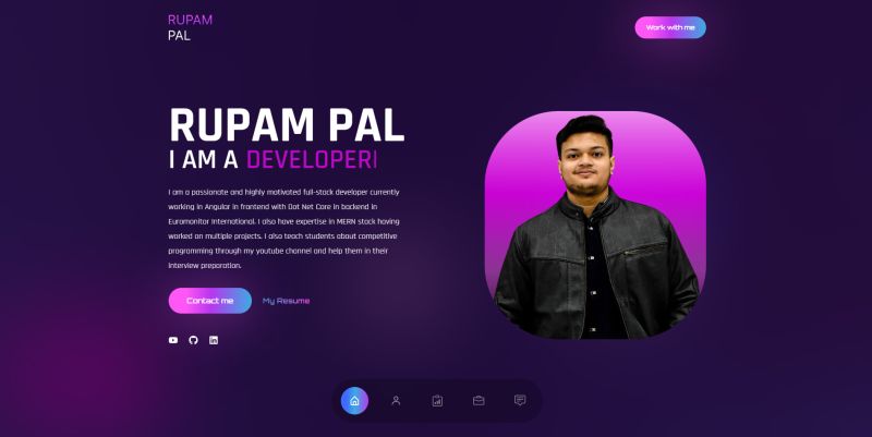Rupam Pal on LinkedIn: #portfolio #reactjs #tailwindcss #javascript # ... Rupam Pal on LinkedIn: #portfolio #reactjs #tailwindcss #javascript # ...