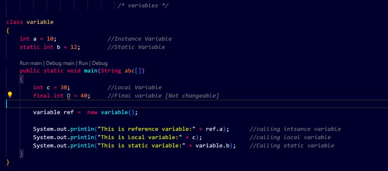 Aaditya Sharma on LinkedIn: #java #programming #coding #javavariables # ... Aaditya Sharma on LinkedIn: #java #programming #coding #javavariables # ...