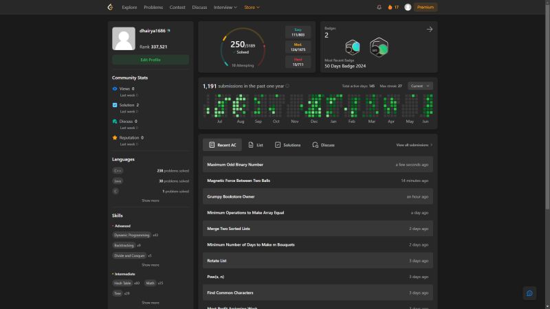 Dhairya Sethi on LinkedIn: #leetcode #coding #problemsolving #dsa # ... Dhairya Sethi on LinkedIn: #leetcode #coding #problemsolving #dsa # ...