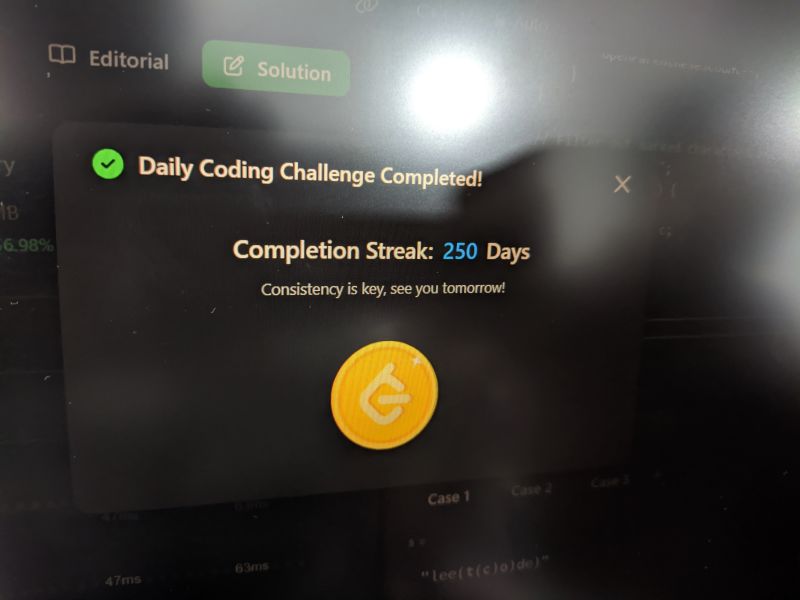 Harshit Singh on LinkedIn: 250 days done 😃 Harshit Singh on LinkedIn: 250 days done 😃