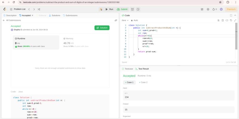 Shajitha S on LinkedIn: #leetcode #leetcodechallenge #problemsolving Shajitha S on LinkedIn: #leetcode #leetcodechallenge #problemsolving