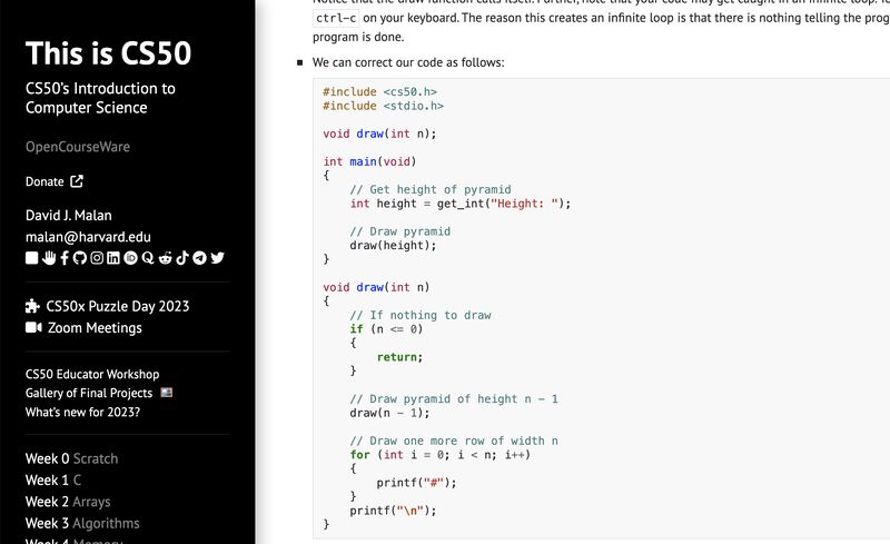 Natalia Chernenko on LinkedIn: #cs50 #programming #algorithms Natalia Chernenko on LinkedIn: #cs50 #programming #algorithms
