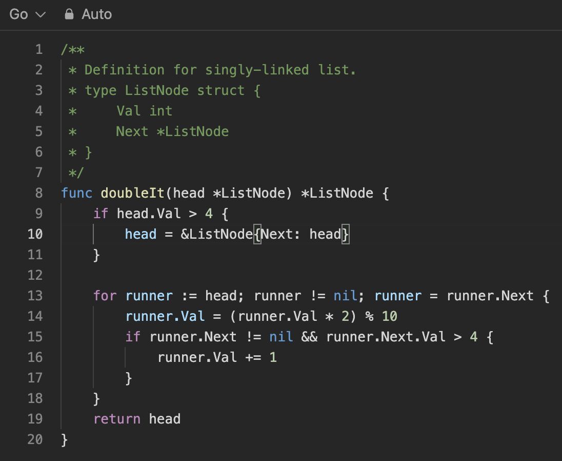 Allen S. on LinkedIn: #leetcode #golang #linkedlist Allen S. on LinkedIn: #leetcode #golang #linkedlist