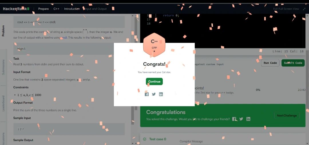 nemis ruparel on LinkedIn: #hackerrank #cplusplus #programming # ... nemis ruparel on LinkedIn: #hackerrank #cplusplus #programming # ...