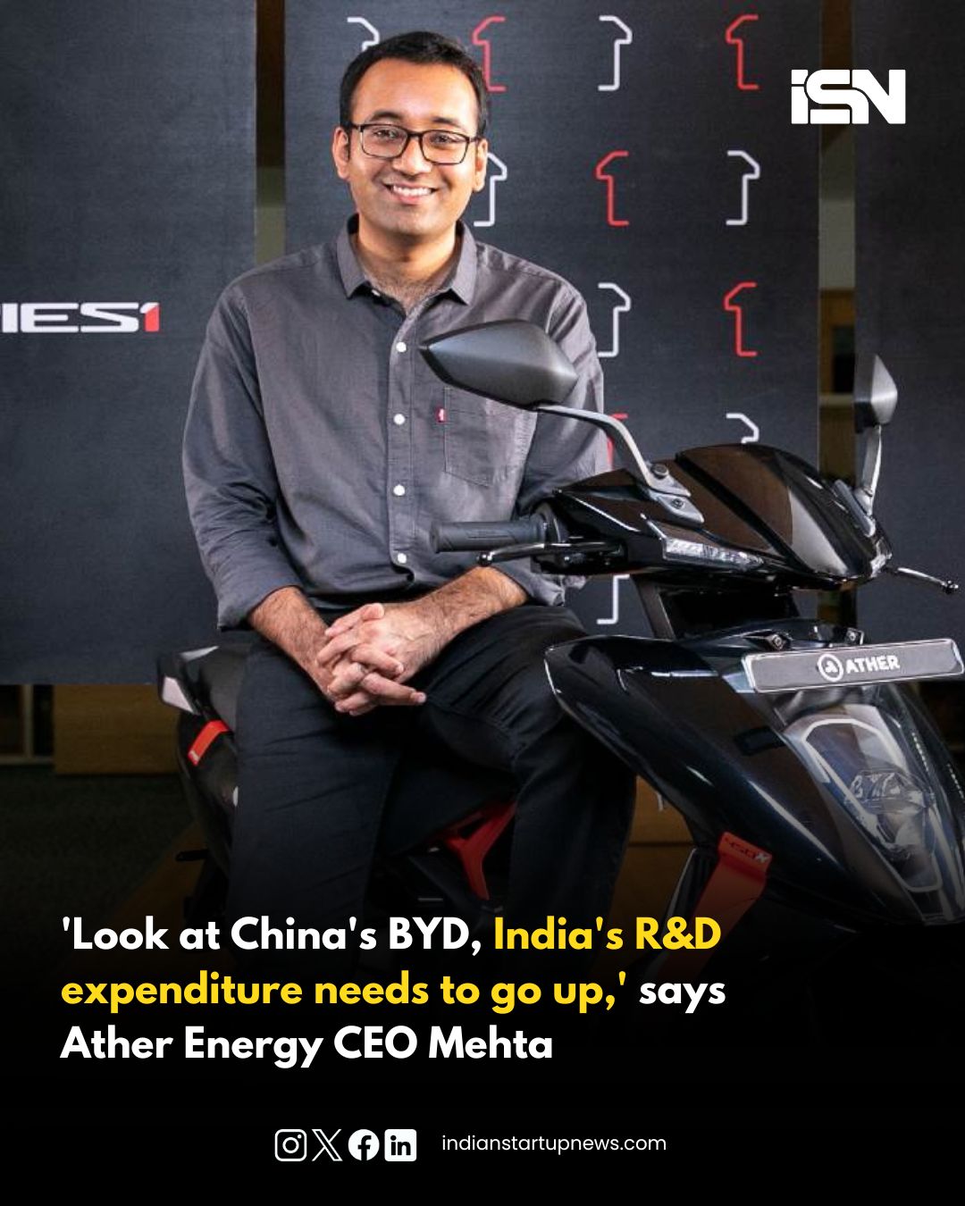 Tarun Mehta urges India's R&D spending | Indian Startup News posted on ... Tarun Mehta urges India's R&D spending | Indian Startup News posted on ...