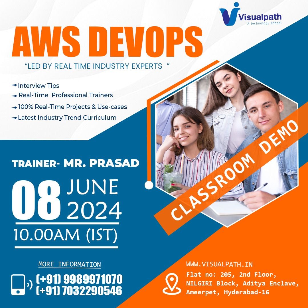 VisualpathIT on LinkedIn: #offline #freedemo #awsdevops # ... VisualpathIT on LinkedIn: #offline #freedemo #awsdevops # ...