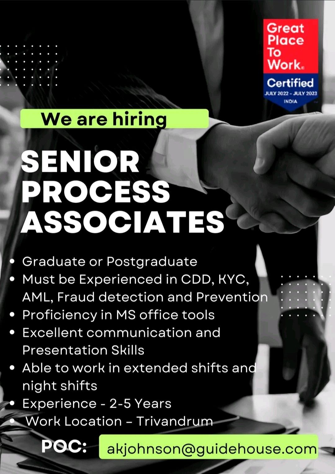 Aiswarya S Pillai on LinkedIn: #hiring #referrals Aiswarya S Pillai on LinkedIn: #hiring #referrals