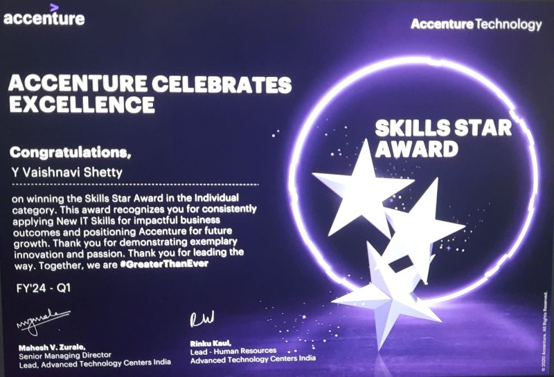 Vaishnavi Shetty on LinkedIn: #accentureindia #accenture Vaishnavi Shetty on LinkedIn: #accentureindia #accenture