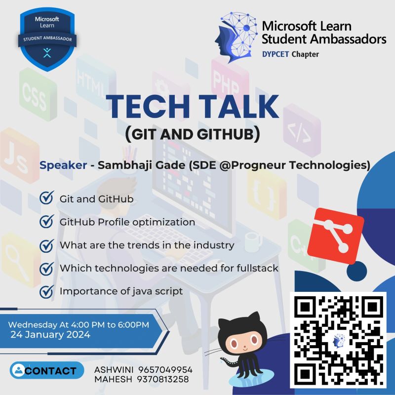 MLSA DYPCET Chapter on LinkedIn: #techtalk #git #github #fullstack # ... MLSA DYPCET Chapter on LinkedIn: #techtalk #git #github #fullstack # ...