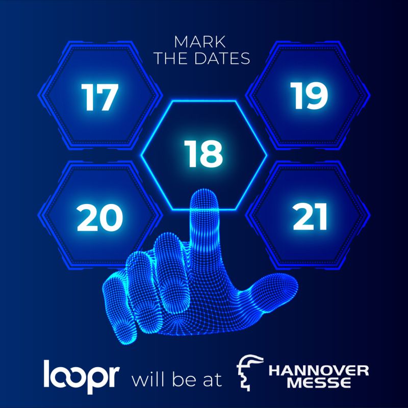Loopr AI on LinkedIn: Loopr AI will be at HANNOVER MESSE 2023 Meet us ... Loopr AI on LinkedIn: Loopr AI will be at HANNOVER MESSE 2023 Meet us ...