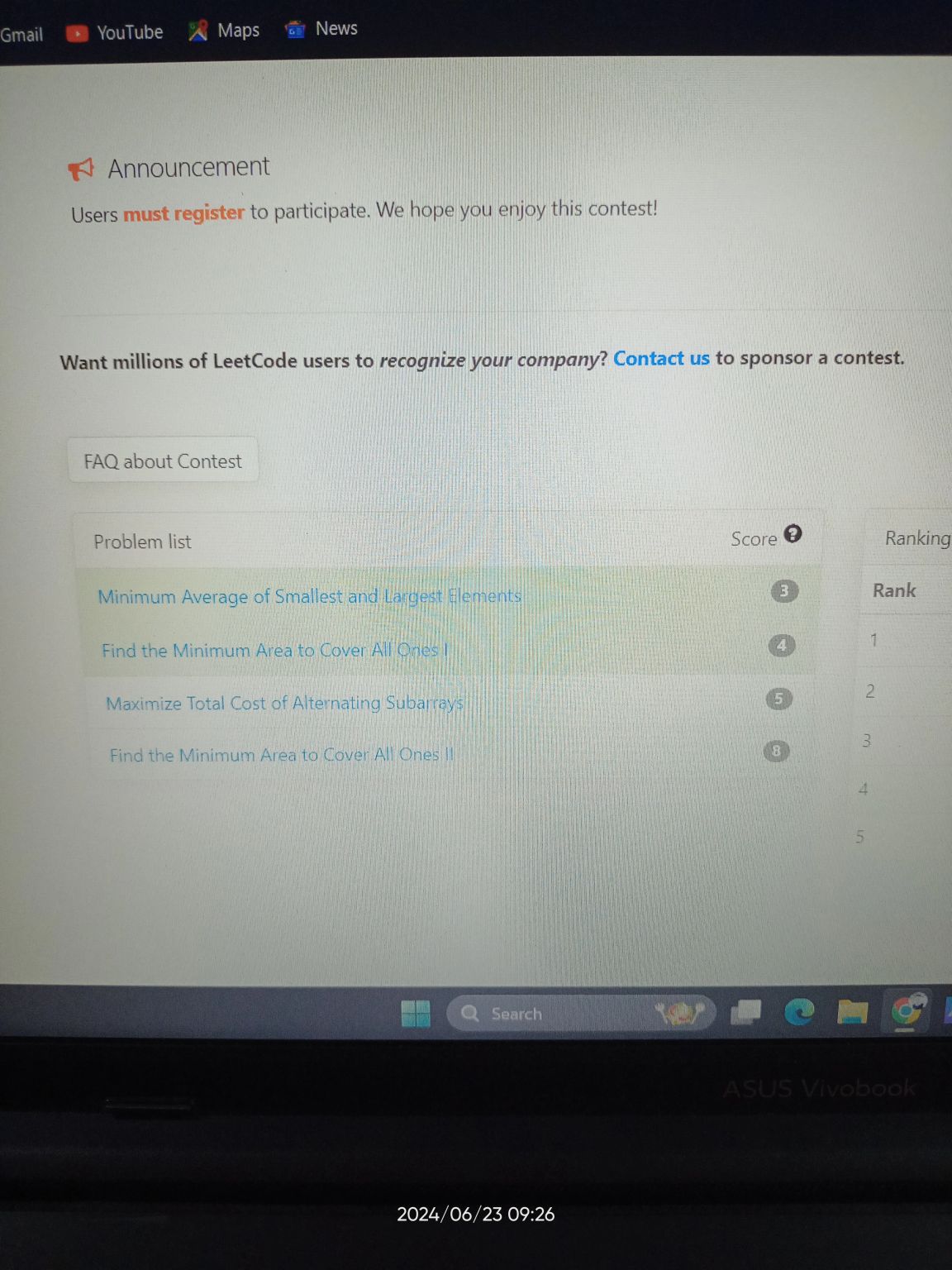 Subhankar Kanrar on LinkedIn: #leetcode #contest #leetcodeweeklycontest ... Subhankar Kanrar on LinkedIn: #leetcode #contest #leetcodeweeklycontest ...