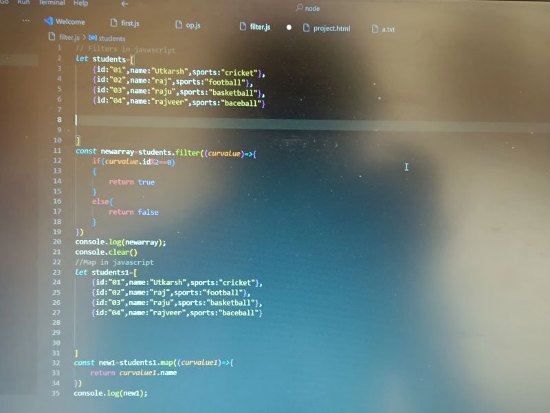 Day 16 of Full Stack Development with map and filter | Utkarsh Gupta ... Day 16 of Full Stack Development with map and filter | Utkarsh Gupta ...