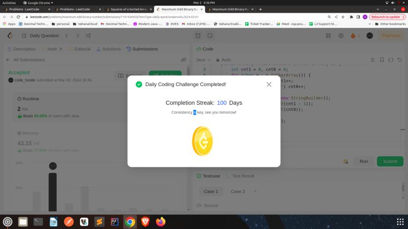 Somya Sharma on LinkedIn: #leetcode #codingmilestone #achievementunlocked Somya Sharma on LinkedIn: #leetcode #codingmilestone #achievementunlocked