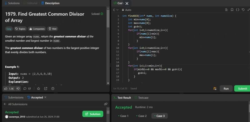 Sowmya S on LinkedIn: #leetcodechallenge #codingjourney Sowmya S on LinkedIn: #leetcodechallenge #codingjourney