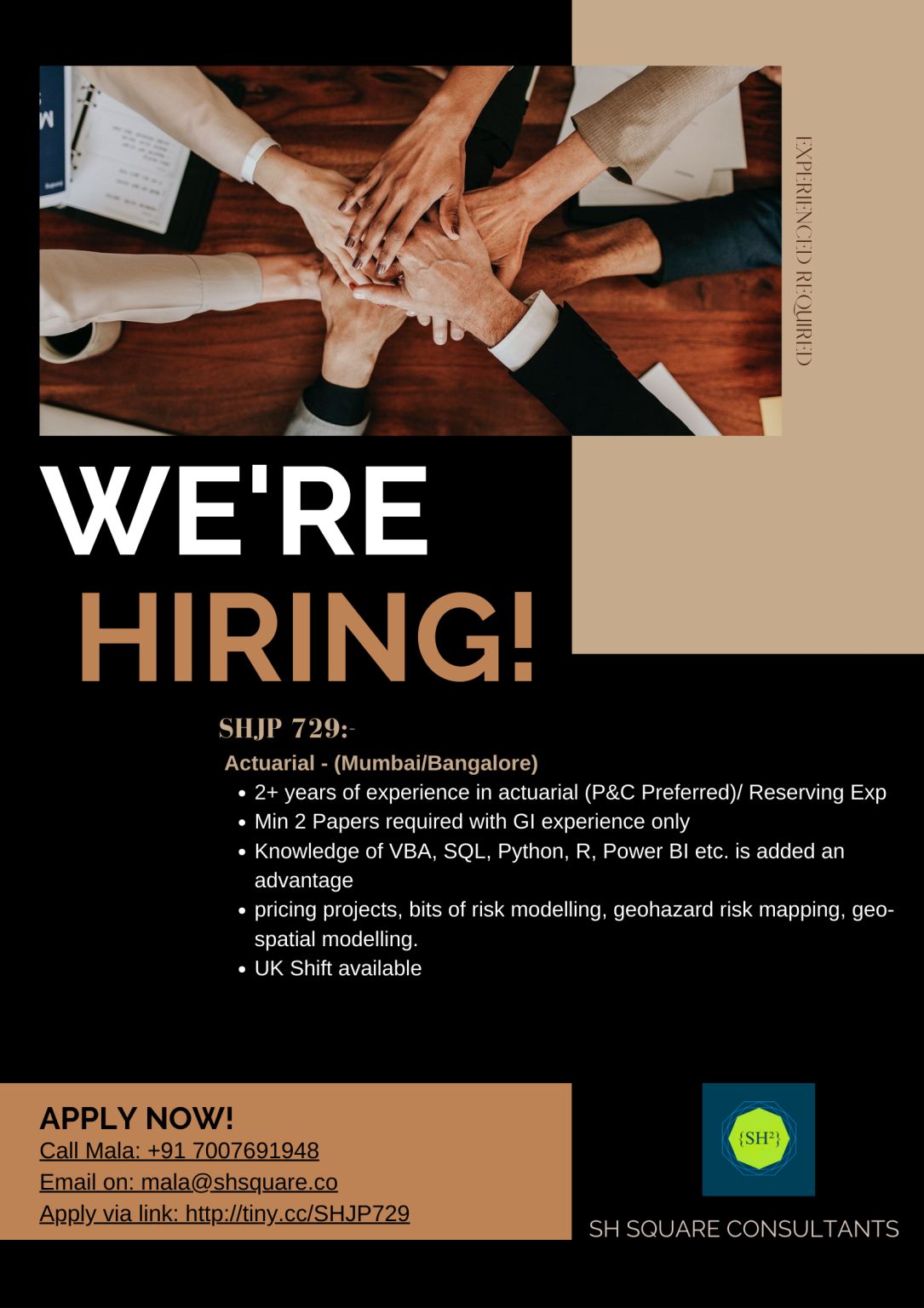 Mala Vaish Srivastava on LinkedIn: Hi Actuaries, We are Hiring for GI ... Mala Vaish Srivastava on LinkedIn: Hi Actuaries, We are Hiring for GI ...