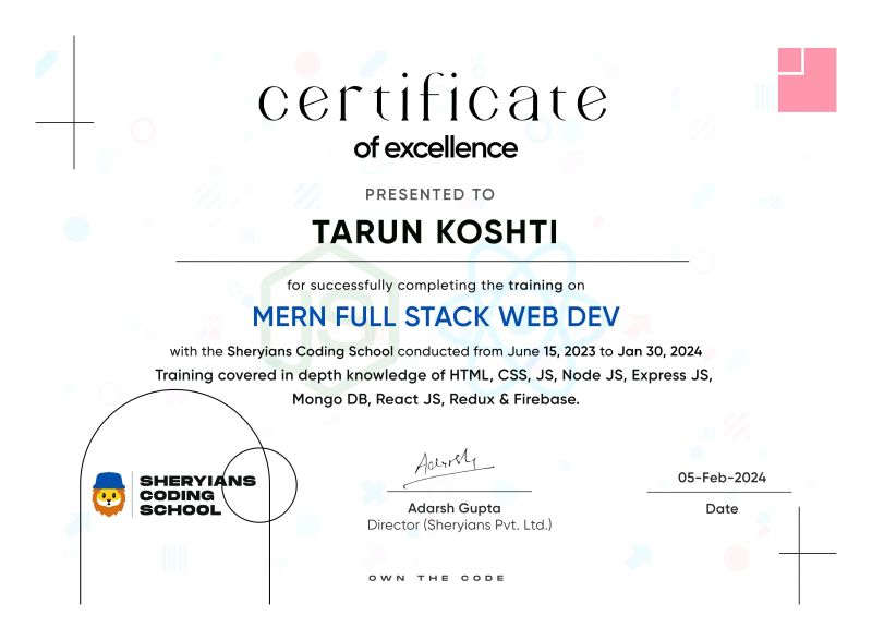 Tarun Koshti on LinkedIn: #mernstack #webdev #fullstackdeveloper # ... Tarun Koshti on LinkedIn: #mernstack #webdev #fullstackdeveloper # ...