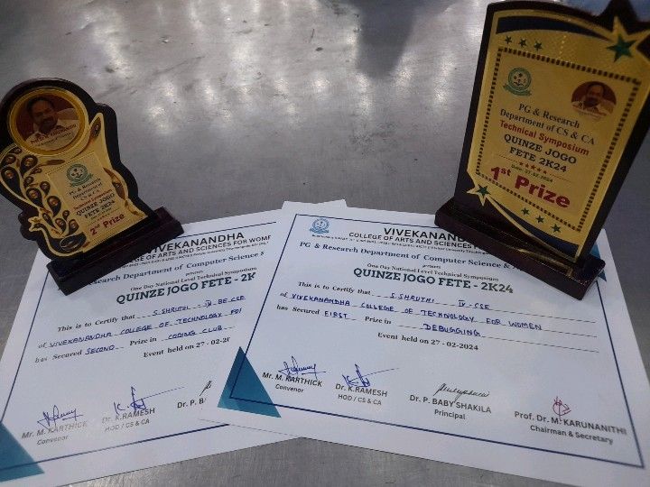 Shruthi S on LinkedIn: #symposium #winner #coding #debugging # ... Shruthi S on LinkedIn: #symposium #winner #coding #debugging # ...
