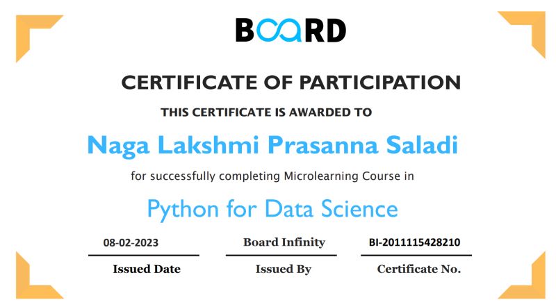 Naga Lakshmi Prasanna Saladi on LinkedIn: #python #datascience # ... Naga Lakshmi Prasanna Saladi on LinkedIn: #python #datascience # ...