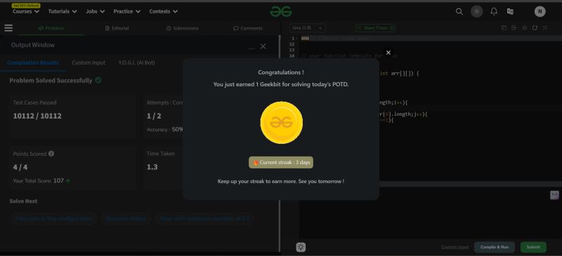 NITHIYA S on LinkedIn: #coding #algorithms #geeksforgeeks # ... NITHIYA S on LinkedIn: #coding #algorithms #geeksforgeeks # ...