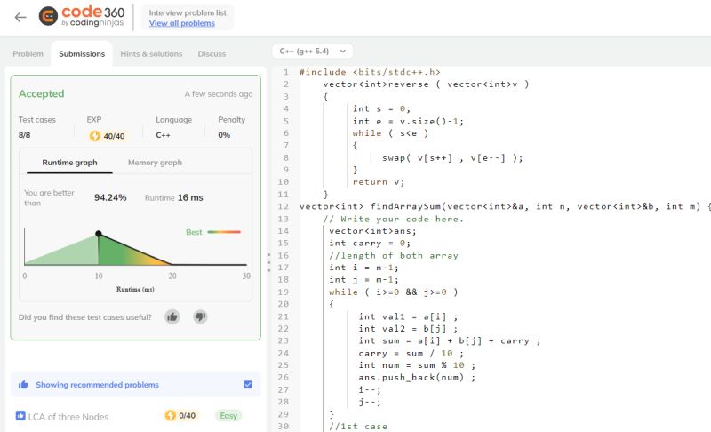 Sarvar Mansuri on LinkedIn: #coding #leetcode #codingninjas #code # ... Sarvar Mansuri on LinkedIn: #coding #leetcode #codingninjas #code # ...