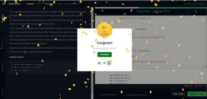 Ramam Agarwal on LinkedIn: #hackerrank #cplusplus #programming # ... Ramam Agarwal on LinkedIn: #hackerrank #cplusplus #programming # ...